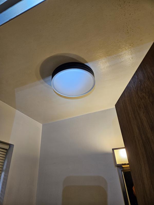 Akicon 2-Sone 110-CFM Silver Decorative Lighted Bathroom Ventilator Fan ...