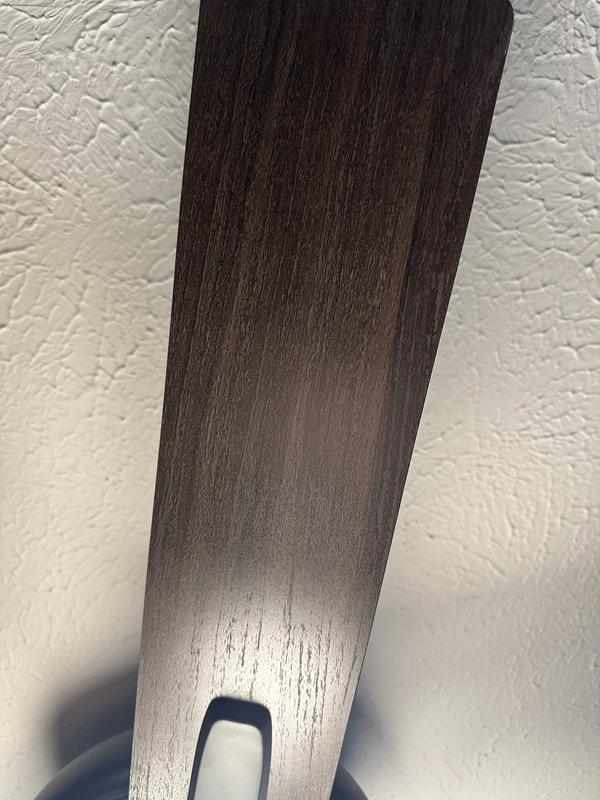 Harbor Breeze Lansing 42-in Matte Black with Matte Black/Chocolate ...