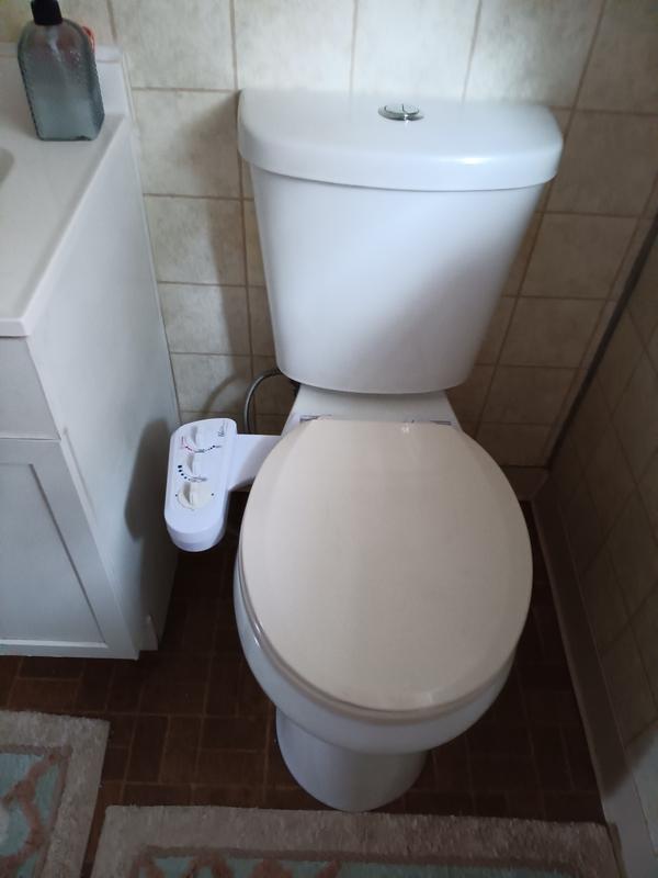 HOROW Fathers Day Gifts 19 inch Toilets White Round Tall height 12-in ...