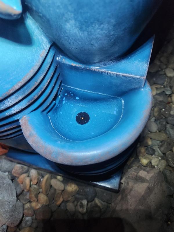 Teamson Home 31.1-in H Resin Solar Powered Tiered Outdoor Fountain Pump ...