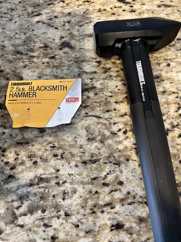 TOUGHBUILT 4-lb Smooth Face Steel Head Fiberglass Blacksmith Specialty ...