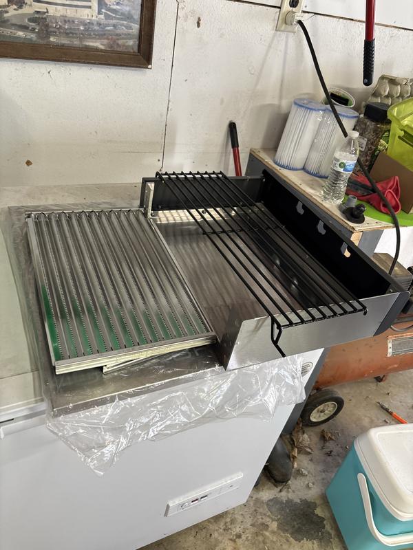 Char-Broil Commercial Series Grill and Griddle Combo Stainless Steel 3 ...