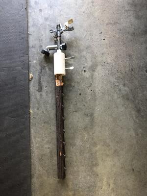 Yardsmith 6400-sq ft Impulse T-post Lawn Sprinkler 8838 at Lowes.com