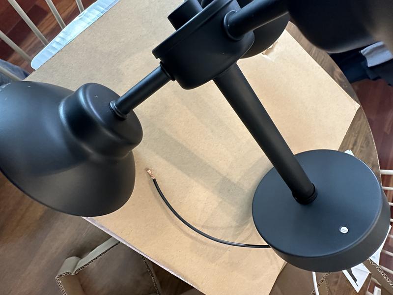 Origin 21 CYPRUS 3-Light 18-in Matte Black Semi Flush Mount Light ...
