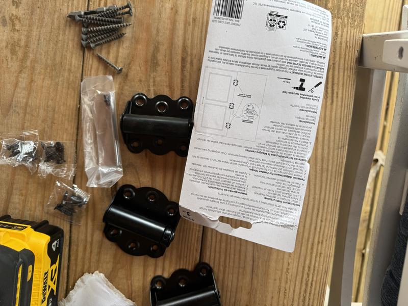 RELIABILT 2.75-in Adjustable Black Steel Hold Open Screen/Storm door ...