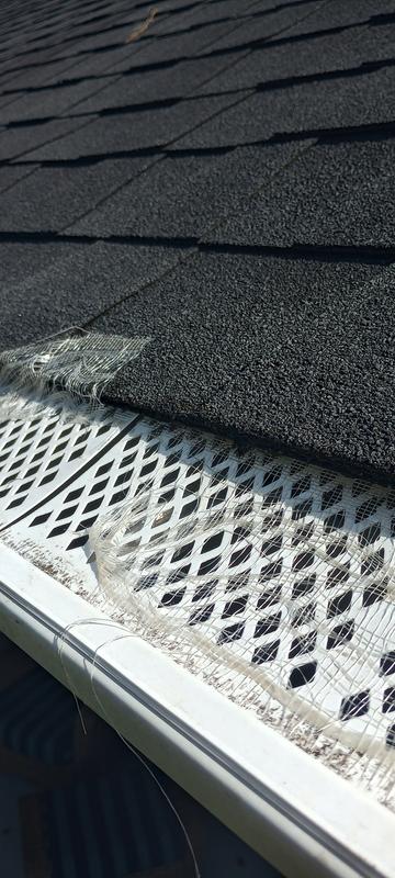 Spectra Armour Mesh Brown 1-Piece Vinyl K style 6-in x 3-ft Gutter ...