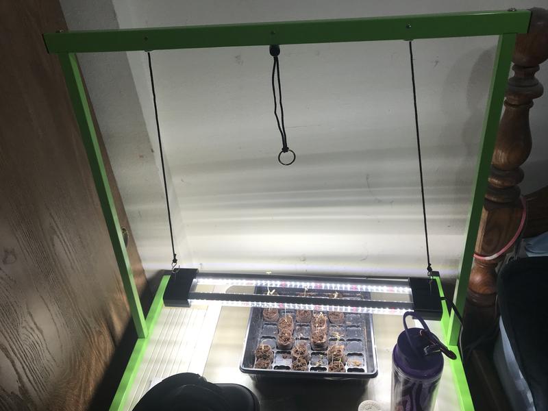 Utilitech Grow light rack Steel Greenhouse Shelf Z-GLR-4FT at Lowes.com