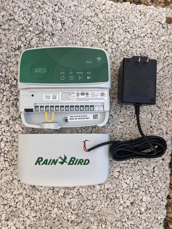Rain Bird 6-Station Digital Wi-Fi Compatible Smart Irrigation Timer ...