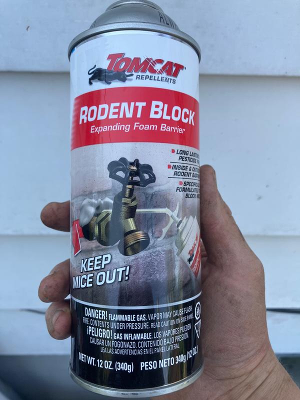 TOMCAT Rodent Block Expanding Foam Barrier Rat Prevent 4418510 at Lowes.com
