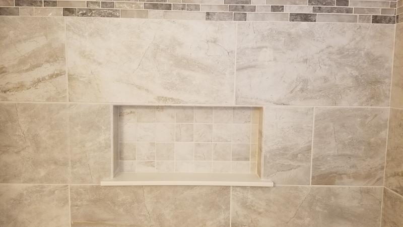 American Olean Danya Stream 12-in x 24-in Glazed Porcelain Stone Look ...