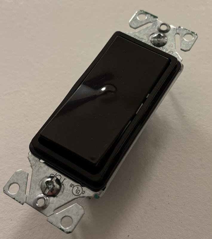 Eaton 15-amp Single-pole Rocker Light Switch , White in the Light ...