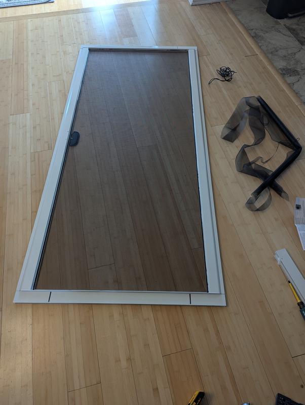 RITESCREEN Patio Doors Universal reversible Screen door 30-in x 80-in ...