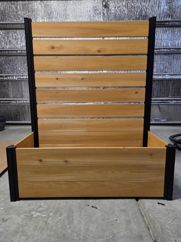 Enclo Privacy Screens Concord 41-in W x 73-in H Wood Planter Box Cedar ...
