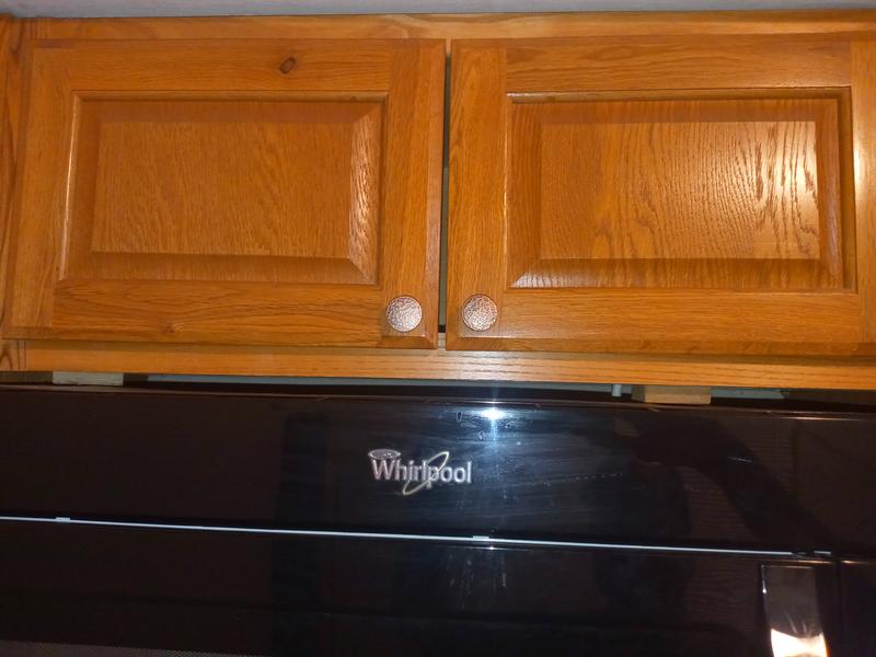 allen + roth Gerald 1-1/10-in Aged Copper Round Traditional Cabinet ...