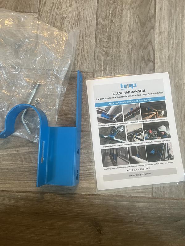 Hap System 5 -Pack 3-in to 3-in dia Steel Hap hanger in the Pipe Support & Clamps department at ...