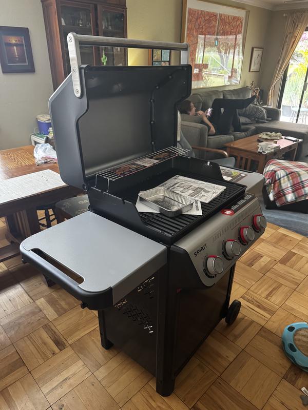 Weber Spirit S-425 Stainless Steel 4 -Burner Natural Gas Grill in the ...