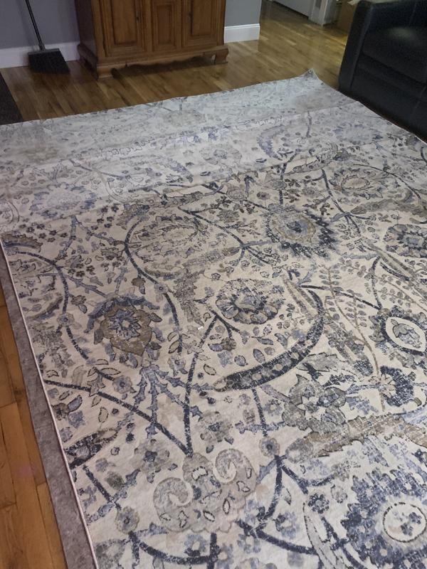 Livabliss Indigo 2 X 3 (ft) Bright Blue Indoor Distressed/Overdyed ...