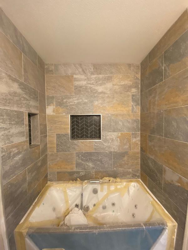 allen + roth Quartziti Sunset 12-in x 24-in Matte Porcelain Stone Look ...