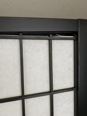 ORE International 3-Panel Natural Paper Folding Contemporary/Modern ...