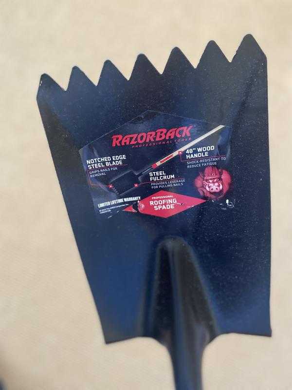 Razor-Back 48-in Wood Handle Roofing Spade 46141 at Lowes.com