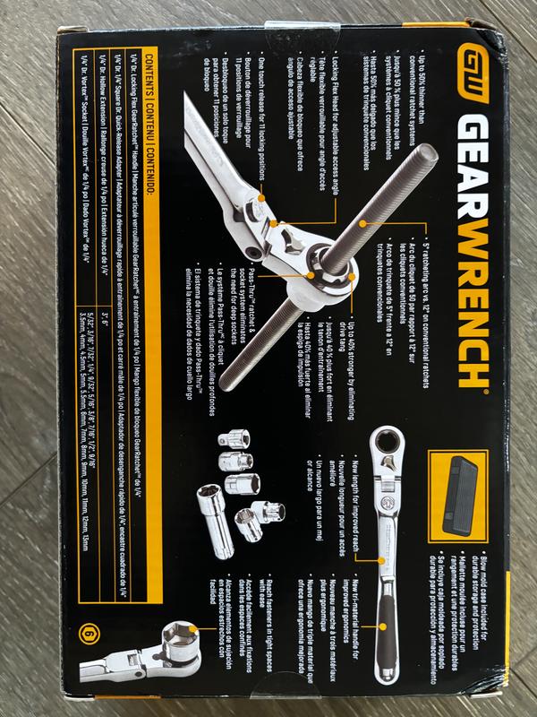 GEARWRENCH 27-Piece Standard (SAE) and Metric Polished Chrome Mechanics ...