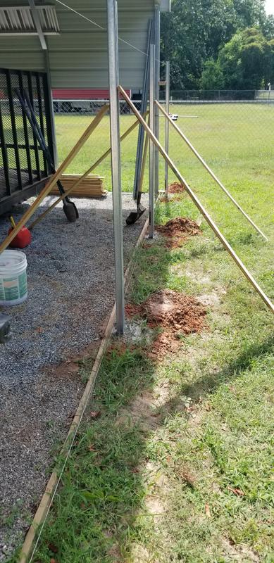Proforce 7-1/2-ft H x 3-in W Galvanized Galvanized Steel Fence Post in ...