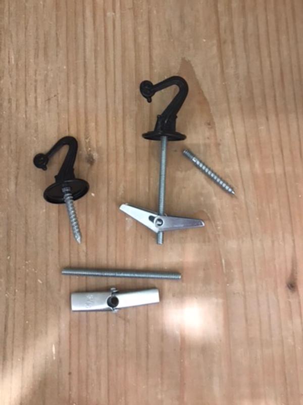 Hillman 4-in Black Steel Swag Hook (2-Pack) 122228 at Lowes.com