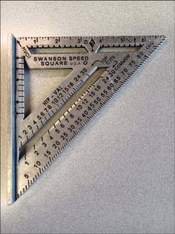 Swanson Tool Company Swanson 7 In Pro Square with Blue Book S0100-A at ...