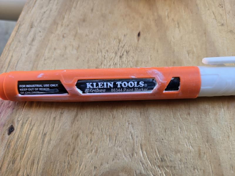 Klein Tools Skribes Paint Marker, White at Lowes.com