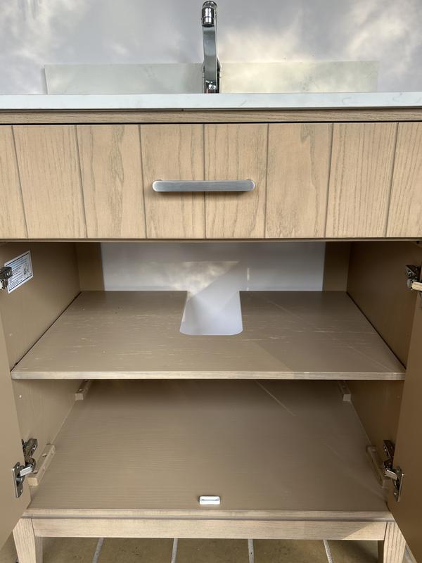 Origin 21 Jovie 36-in Light Birch Undermount Single Sink Bathroom ...