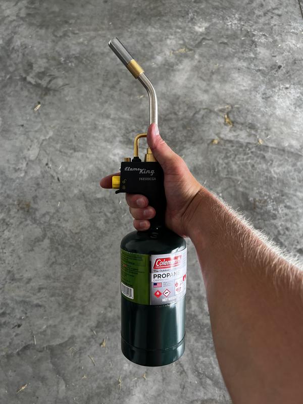 Flame King Heavy Duty Torch for Charcoal/Campfire, Plumbing, Soldering ...