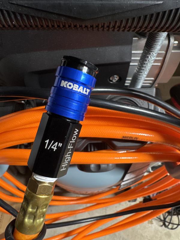 Kobalt 1/4-in Coupler- High Flow- Aluminum- Female SGY-AIR278 at Lowes.com