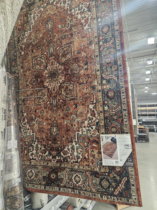 allen + roth with STAINMASTER Jezebel Performance 9 X 12 (ft) Garnet ...