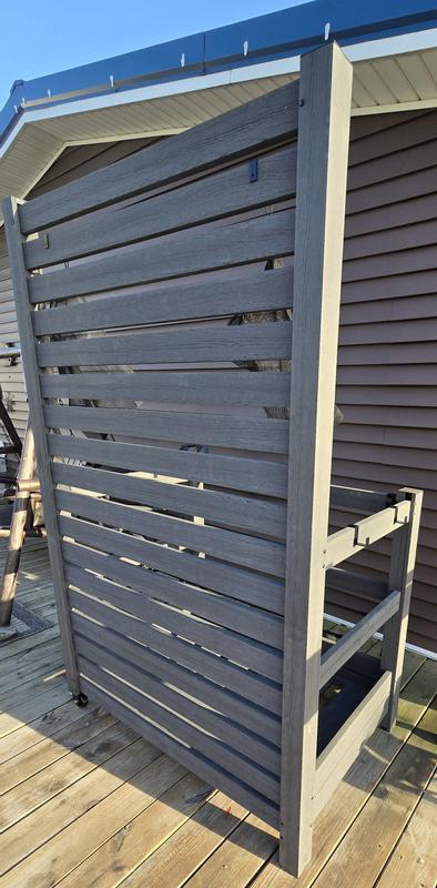 Zippity Outdoor Products Charcoal Vinyl Pool toy storage in the Pool ...