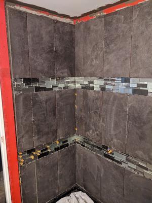 Elida Ceramica (Sample) Multi 3-in x 12-in Glass and Metal Linear ...