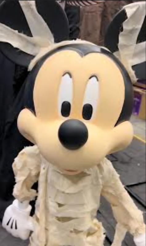 Disney 4-ft Mickey Mouse Mummy Motion Activated Animatronic in the ...