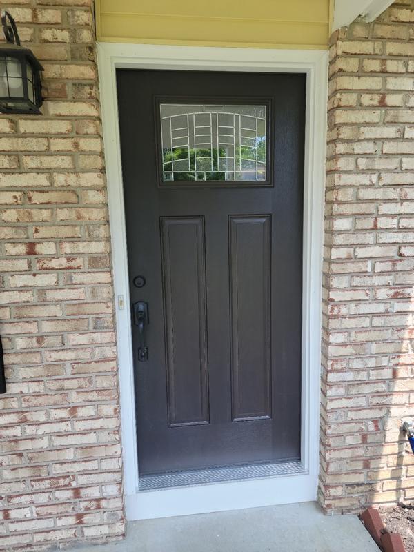 Therma-Tru Emerson Entry Door 36-in x 80-in x 4-9/16-in Fiberglass ...