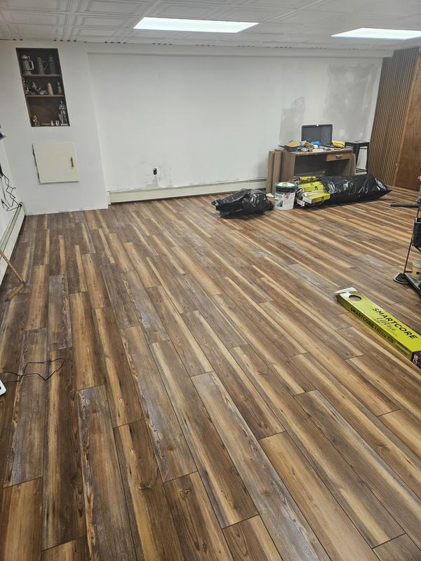 SMARTCORE (Sample) By COREtec Floors Blue Ridge Pine Brown Wood Look 12 ...