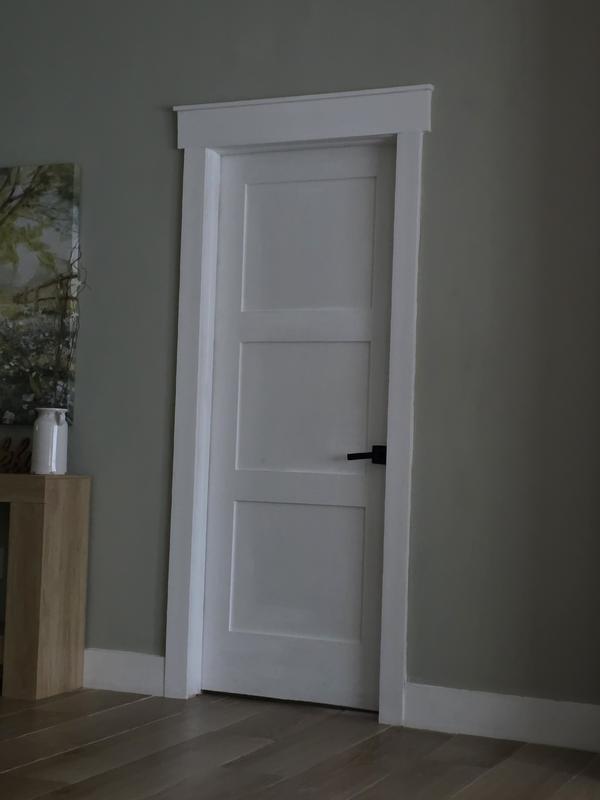 Camaflexi 3 Panel 18-in x 80-in White 3-panel Smooth Solid core Primed ...