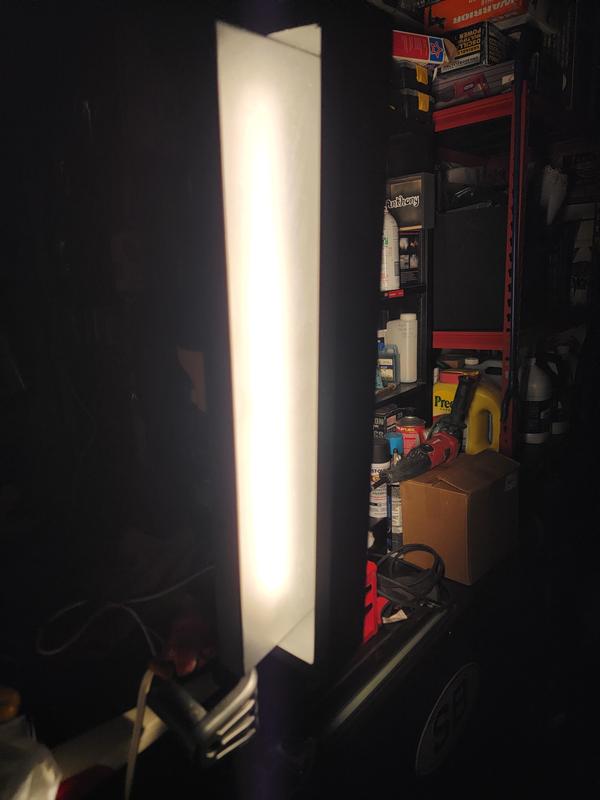 True Fine Reflect 24-in H Matte Black Hardwired Integrated LED Outdoor ...