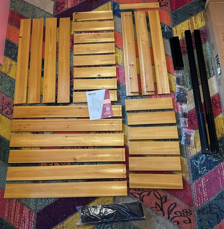 Enclo Privacy Screens Concord 41-in W x 73-in H Wood Planter Box Cedar ...