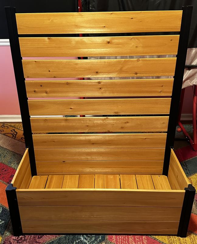 Enclo Privacy Screens Concord 41-in W x 73-in H Wood Planter Box Cedar ...
