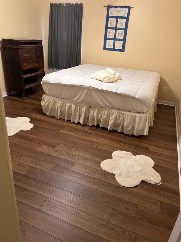 SMARTCORE Ultra Blue Ridge Pine Brown 12-mil Waterproof Interlocking ...