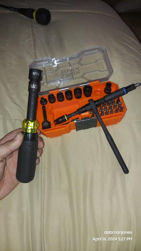 Klein Tools KNECT Impact Rated Pass Through 3/8-in Drive Standard (SAE ...