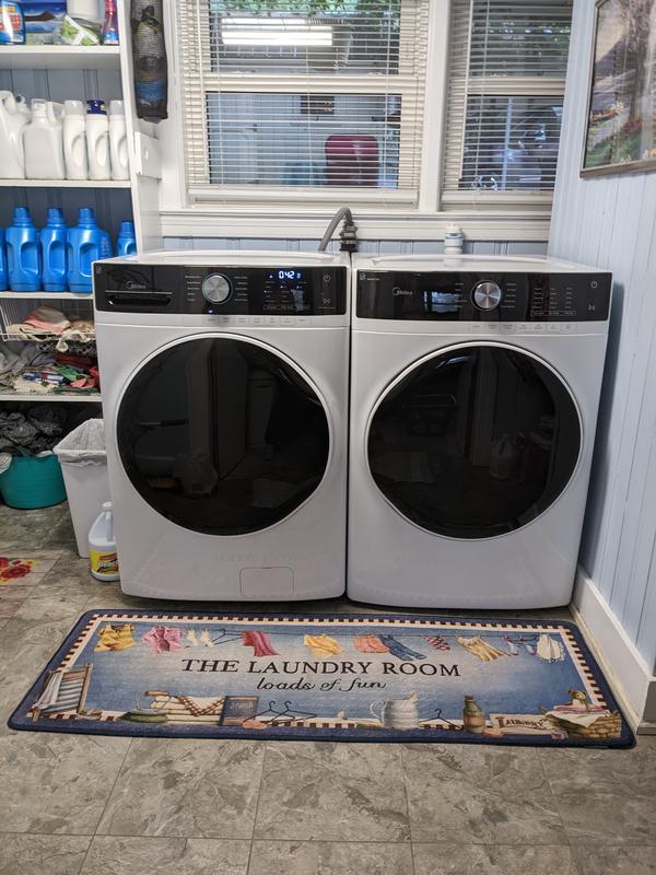 Midea 8-cu ft Stackable Vented Electric Dryer ( White ) in the Electric ...