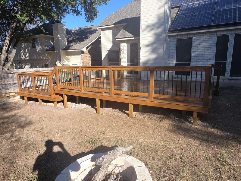 RELIABILT 1-in x 26-in Black Sand Galvanized steel Round Deck baluster ...