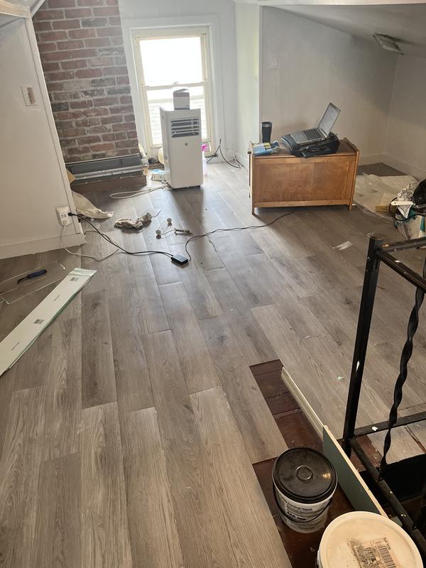 Style Selections Barnwood Brown 3-mil x 6-in W x 36-in L Water ...