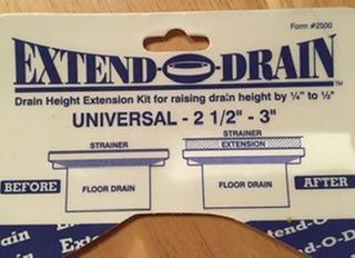 2-1/2-in - 3-in Drain Extension Kit for Tub/Shower Rough-In - Enhance ...