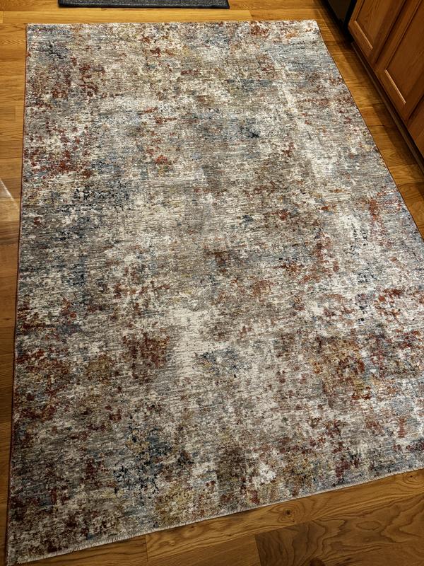 Origin 21 River Embers 5 X 8 (ft) Indoor Abstract Area Rug 670623 at ...
