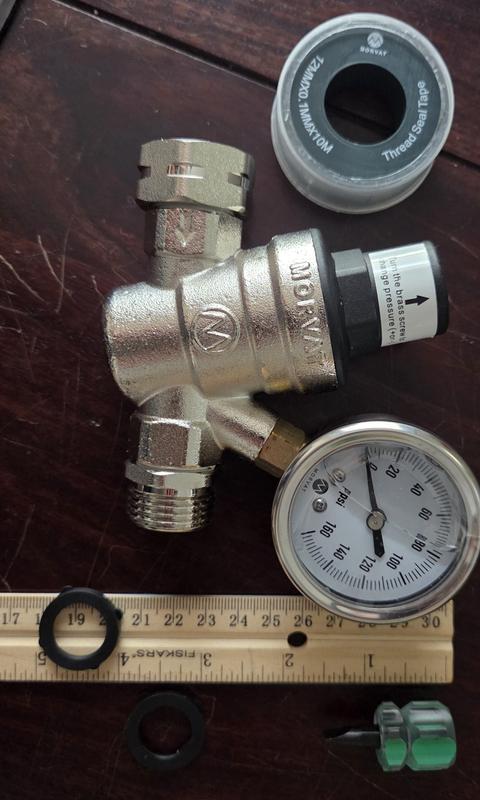 Morvat 3/4-in Brass Pressure Regulator Valve BWPR at Lowes.com
